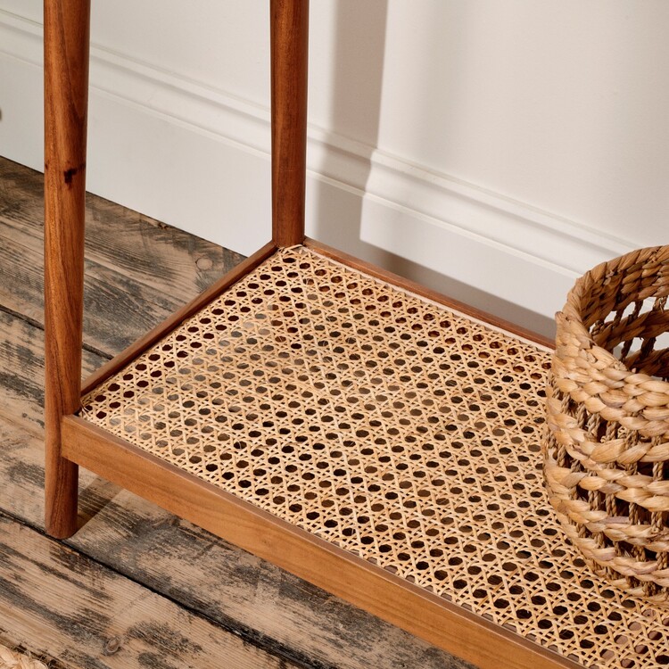 Cane Hall Table at Donald Pray blog