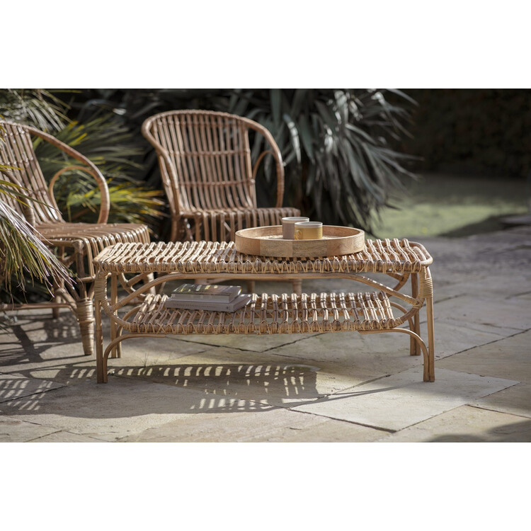 Nesari Natural Rattan Coffee Table | Accessories for the Home