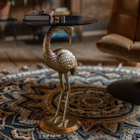 Noah Antique Brass or Black Side Table | Accessories for the Home
